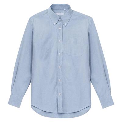 牛津纺全棉衬衫复古IVY风