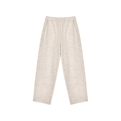 金和百瑞云卷裤宽松百搭羊毛裤