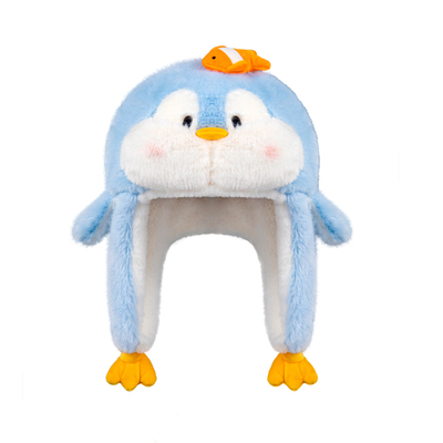 可爱小熊耳朵毛绒帽保暖护耳