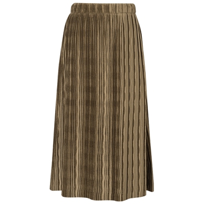 【商场同款】诗凡黎直筒褶皱半身裙2023冬新款中长裙子3EB142042