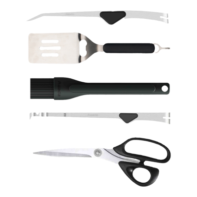 Awada烧烤工具套装不锈钢食物夹烤肉夹户外露营烧烤工具大全套装
