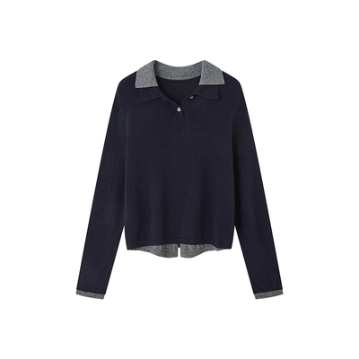 indicia标记商场同款2026春季新款简约通勤风百搭毛衫 F2A6MS089N