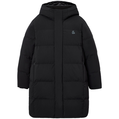 杰克琼斯25年新款男装冬季保暖简约舒适防泼水中长/长款羽绒服