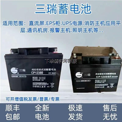 SENRY三瑞蓄电池CP12650F6FM100E12V17AH243865120150200