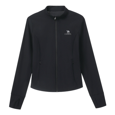 骆驼户外原纱防晒衣女凉感立领