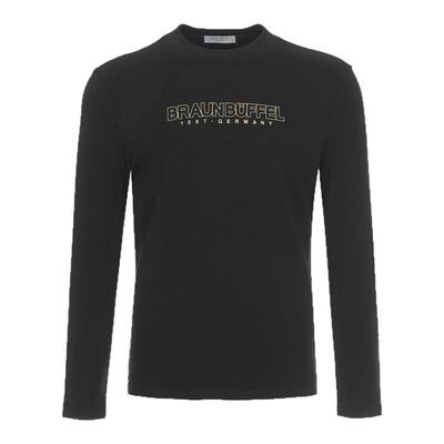 布兰施男士莫代尔圆领长袖T恤