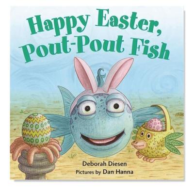 【现货】复活节快乐撅嘴鱼英文儿童绘本节日庆典进口原版外版书纸板书Happy Easter Pout-Pout FishDeborah DiesenFarrar， Straus