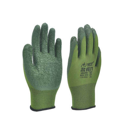 星宇帮得力正品乳胶压纹护手套