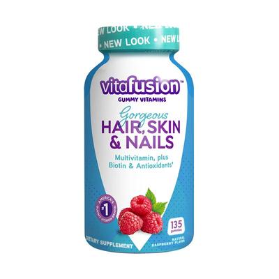 vitafusion胶原蛋白发肤甲美颜生物素胶原再生大蓝瓶女性营养软糖