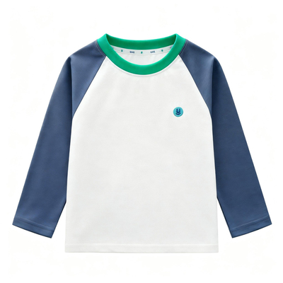 男童长袖T恤中大童圆领打底衫
