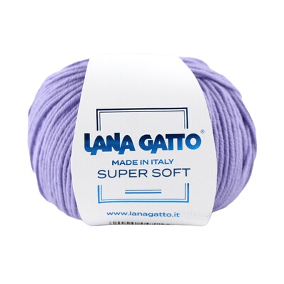 Lana Gatto Super Soft 进口柔软纯美丽奴羊毛线中粗秋冬宝宝毛线