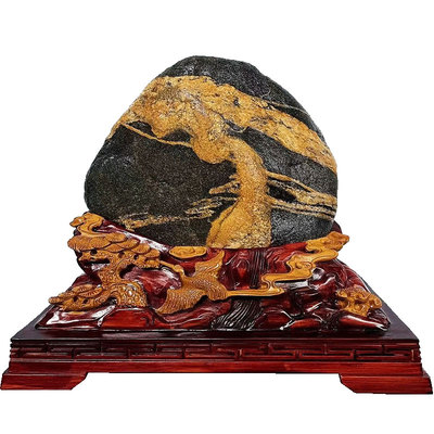 正宗泰山石天然原石摆件石敢当