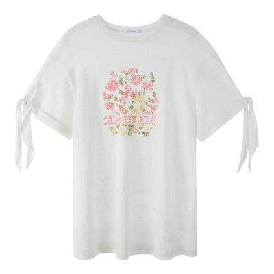 现货SquareCircle方圆亚麻T恤