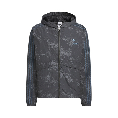 adidas阿迪达斯三叶草情侣款经典连帽运动健身夹克休闲外套KC1433