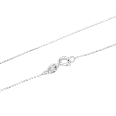 NFF925银男高级感锁骨链素链颈链