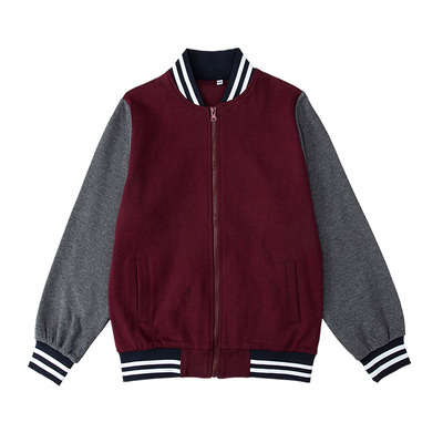 伊顿校服中小学生学校藏青枣红拉链校服棒球服运动服卫衣套装校服