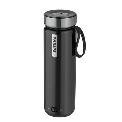 【自营】PHILIPS飞利浦烧水杯便携式旅行保温壶加热不锈钢电热杯