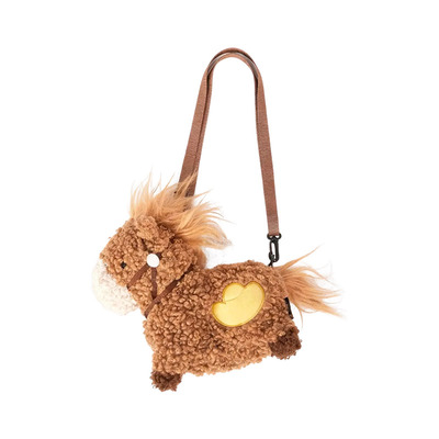 大英博物馆新年羊羔毛手机包