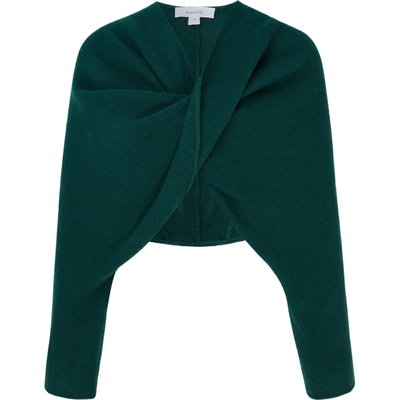 【季末折扣】BEAUFILLE 女秋冬正面羊毛混纺针织上衣