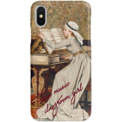 法式油画复古钢琴艺术手机壳