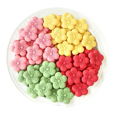 梅花饼干蛋糕装饰摆件樱花小花朵
