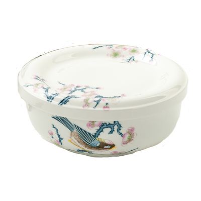 金岚玉唐山骨瓷6英寸直口保鲜碗