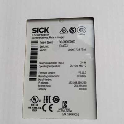 议价SICK西克安全继电器 FXO-GMOD00000  订货号
