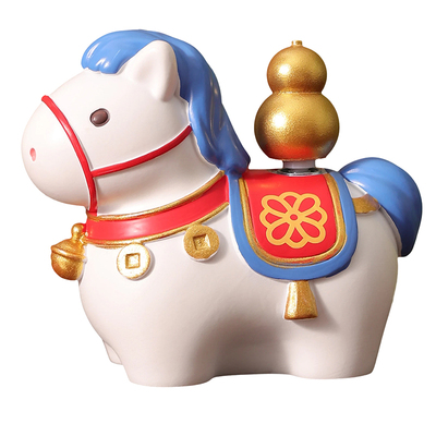 可爱马年吉祥物国潮文创摆件盲盒