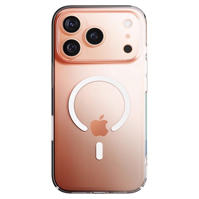 适用苹果17promax磁吸手机壳透明