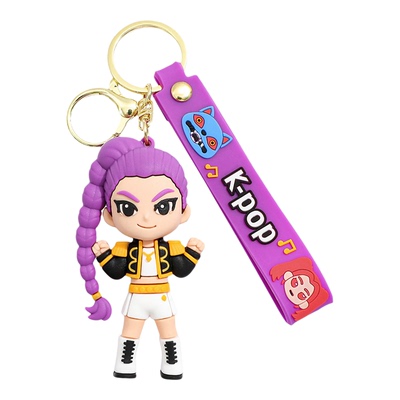 白衣猎魔女团变异男团手办挂件