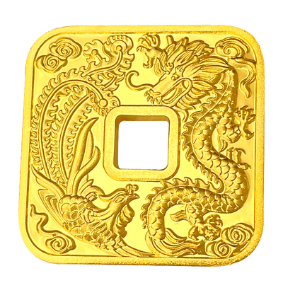 新款镀黄金色假金道具金币