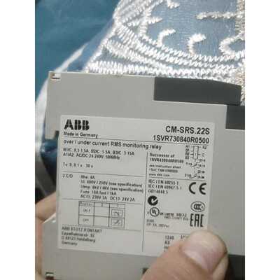 议价ABB继电器CMSRS.22S1SVR730840R可维修