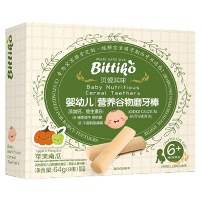贝爱其味磨牙棒婴幼儿谷物饼干