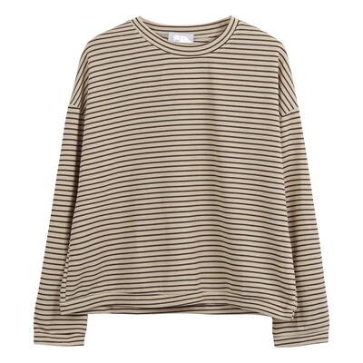 韩国代购条纹长袖T恤内搭打底衫