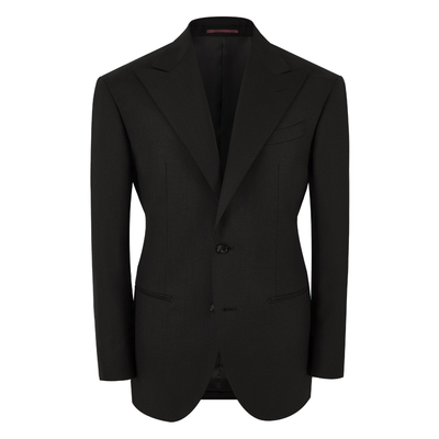 Super110半麻衬羊毛西装套装