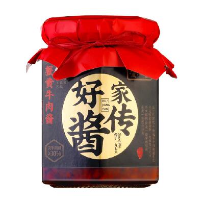 渡江宴微微辣蟹黄牛肉拌饭酱180g