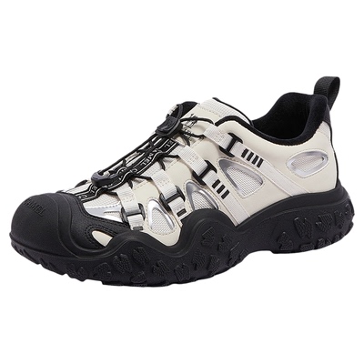 骆驼山脉丑萌鞋运动鞋女2026春季新款女鞋休闲徒步厚底户外登山鞋