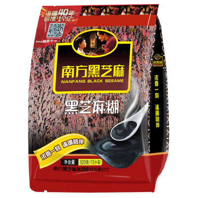 南方黑芝麻糊520g独立小袋装