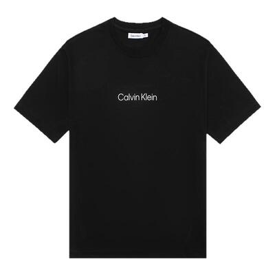 Calvin Klein 夏季 CK简约T恤男士运动透气热印休闲圆领短袖上衣