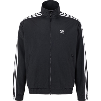 Adidas/阿迪达斯官方正品三叶草男士梭织运动立领宽松外套KB2466