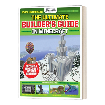 英文原版 GamesMaster Presents The Ultimate Builder's Guide in Minecraft 游戏大师 我的世界建造指南 英文版 进口英语书籍