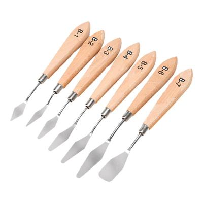 油画刀肌理画刮刀丙烯肌理画异形