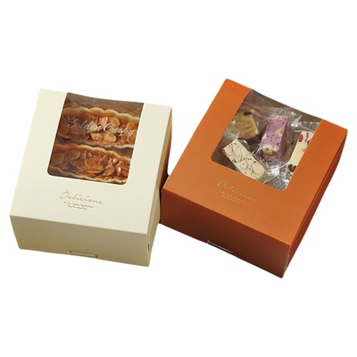 新款糖果饼干盒烘焙糯米船包装盒