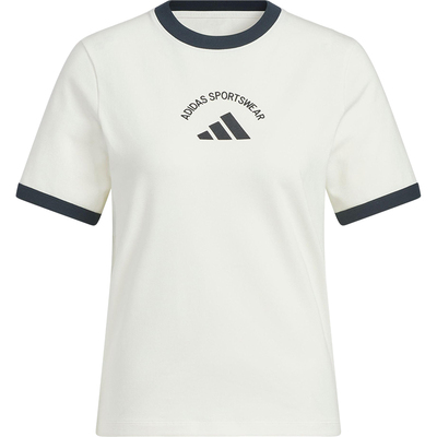 Adidas/阿迪达斯官方正品当季款女士针织运动透气短袖KC0058