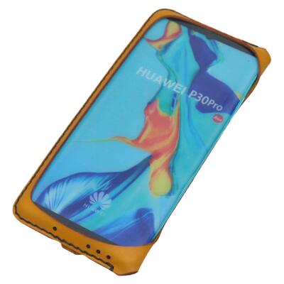 手工手机套华为牛皮简约