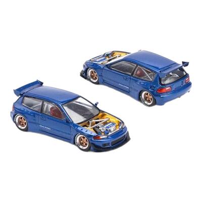 拓意POPRACE-1:64-PANDEM EG6 METALLIC蓝色汽车模型【S26-06】