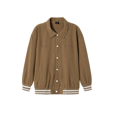 韦恩泽维尔翻领秋季宽松夹克外套