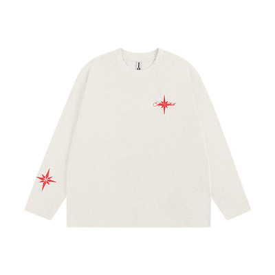 ATRY北极星刺绣花体字母休闲T恤