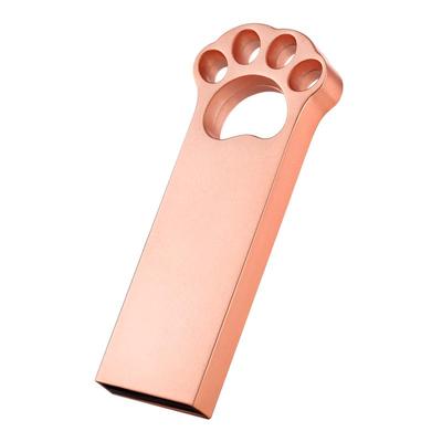 闪鹰金属猫爪u盘64g大容量