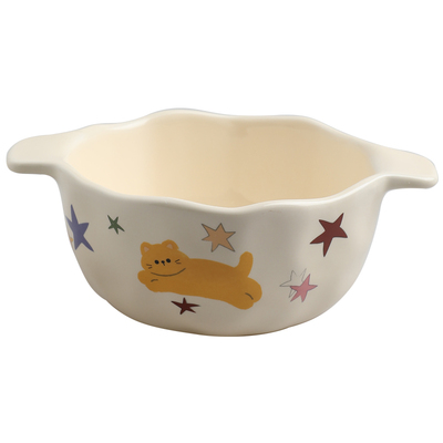 舍里卡通水果沙拉碗燕麦酸奶碗